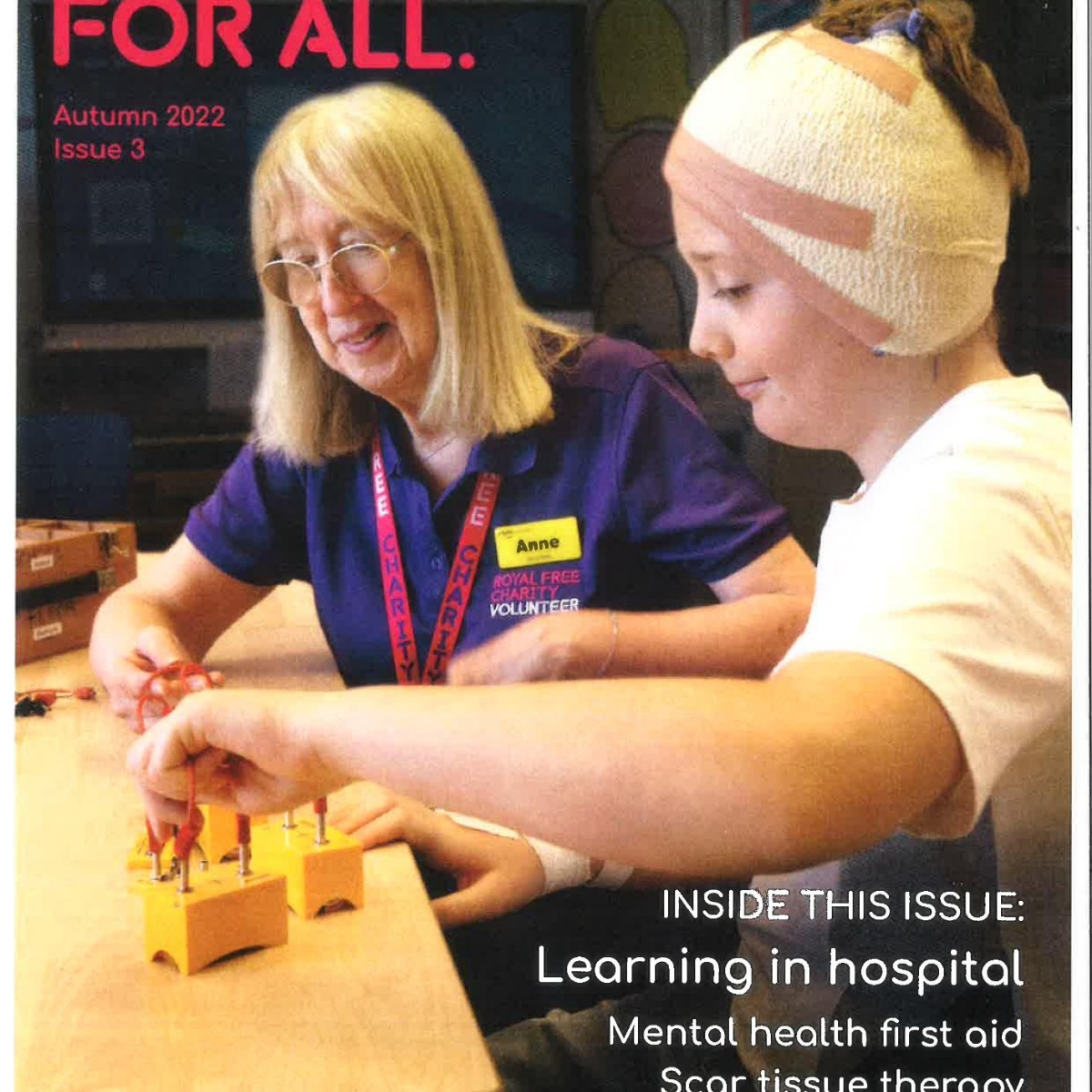 RF Charity Magazine Article - Royal Free Hospital Children's School